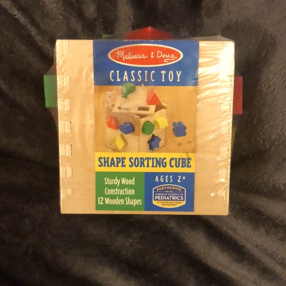 Toys | Melissa Doug Shape Sorting Cube | Poshmark